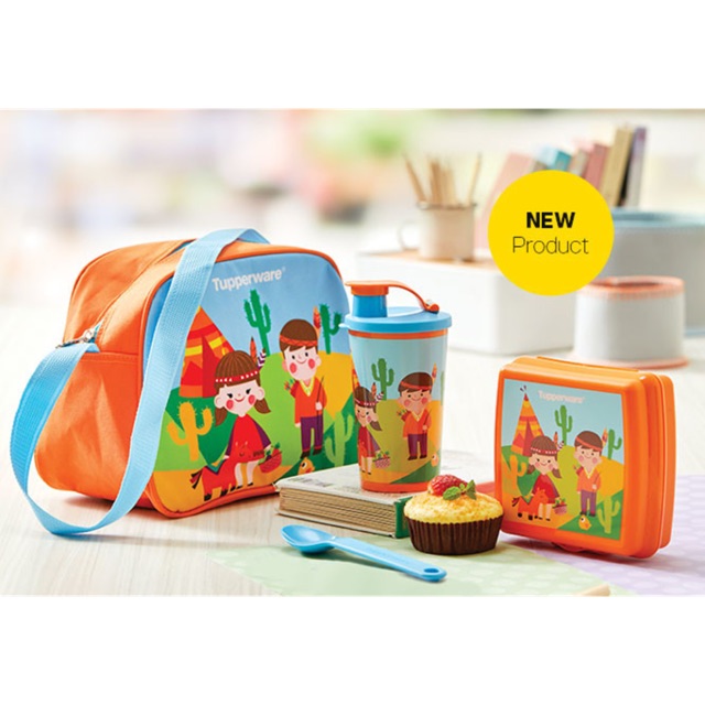 Tupperware Junior Bento Set | Shopee Malaysia