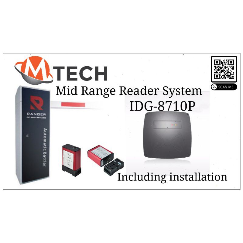 IDG-8710 Mid Range Reader & Barrier gate System. | Shopee Malaysia