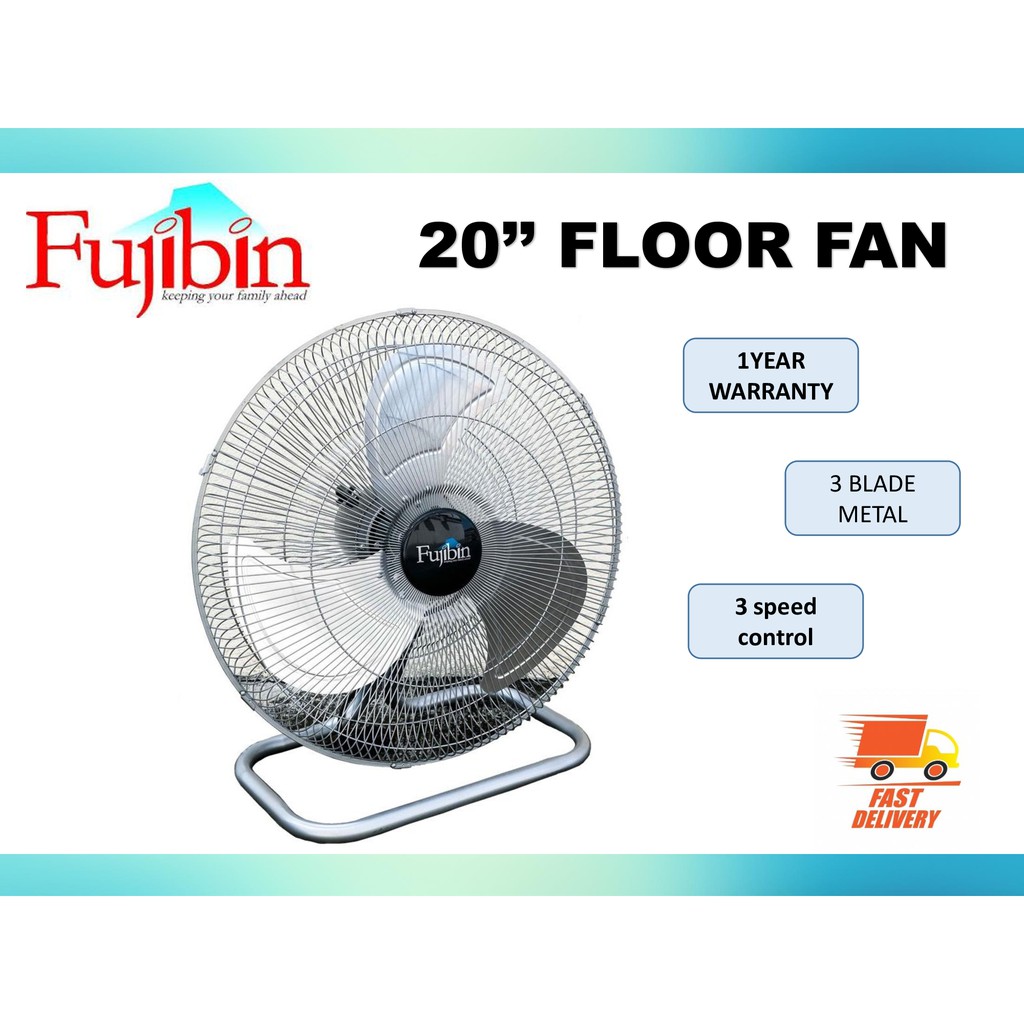 FUJIBIN 20'' INDUSTRIAL METAL FLOOR FAN [1YEAR FUJIBIN MALAYSIA ...