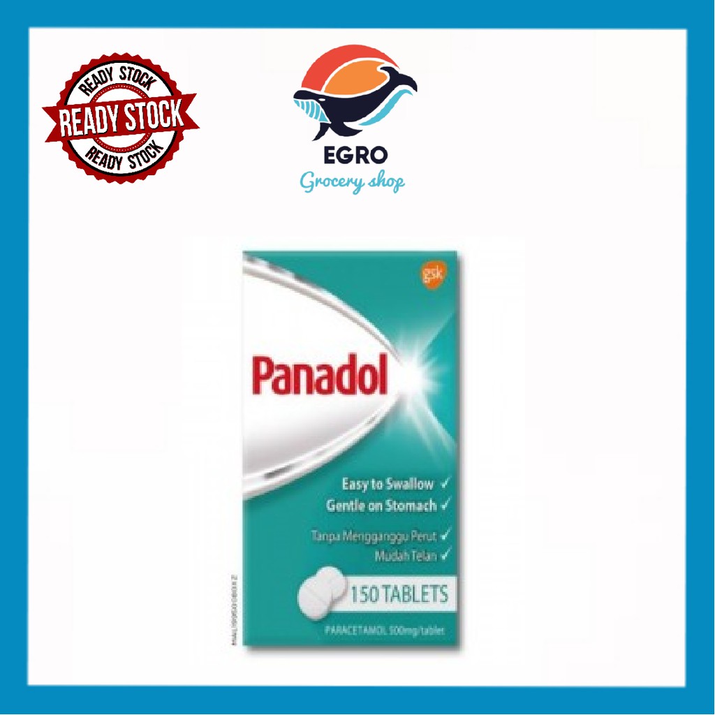 Panadol Regular Coated (150's/10 Tablets x 15 Blisters) | Shopee Malaysia
