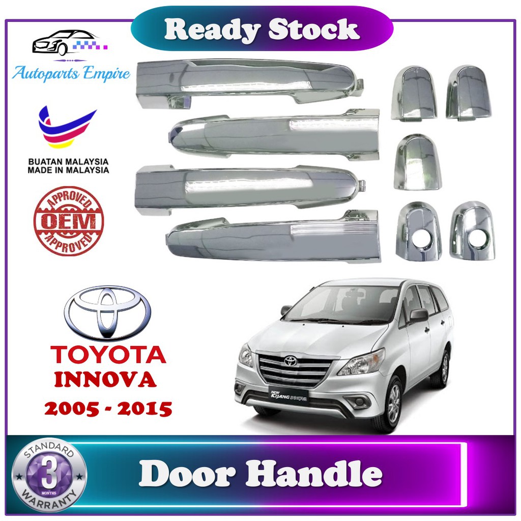Chrome Outer Door Handle - Full Handles | BeeCost