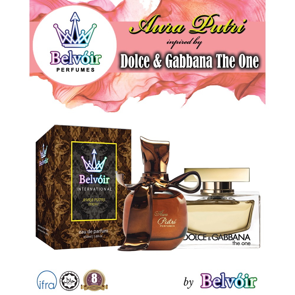 Aura Putri 50ml EDP Inspired By Dolce & Gabbana The One | Shopee Malaysia