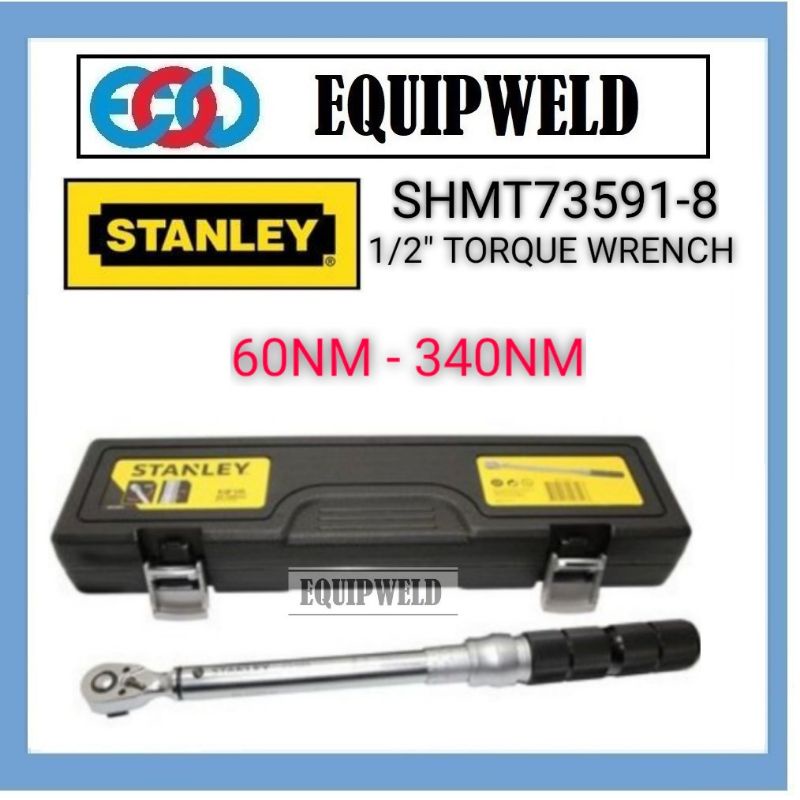 STANLEY STMT73591-8 / STMT73590-8 1/2" DRIVE TORQUE WRENCH 60 - 340NM ...