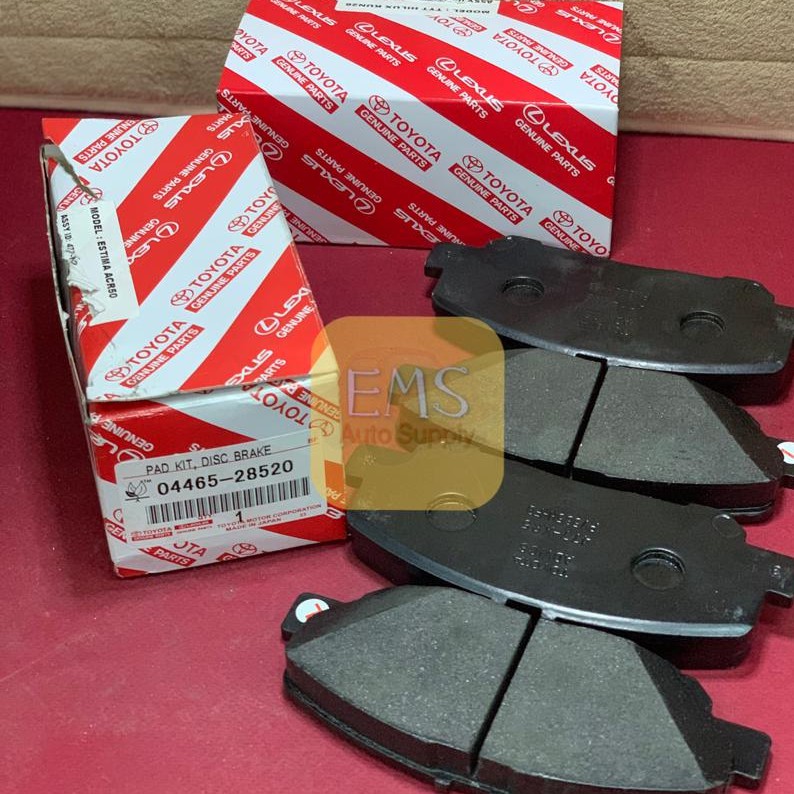 TOYOTA ESTIMA 2.4/3.5 2006-2019 FRONT BRAKE PAD (04465-28520) | Shopee ...