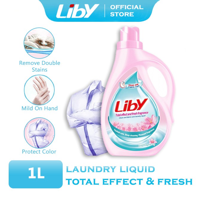 Liby Total Effect and Fresh Fragrance Productive Laundry Detergent Liquid With Immediate ...
