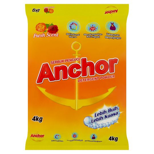 ANCHOR DETERGENT POWDER 4KG | Shopee Malaysia