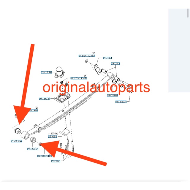 Ford Ranger T6 T7 Rear Spring Bush. | Shopee Malaysia