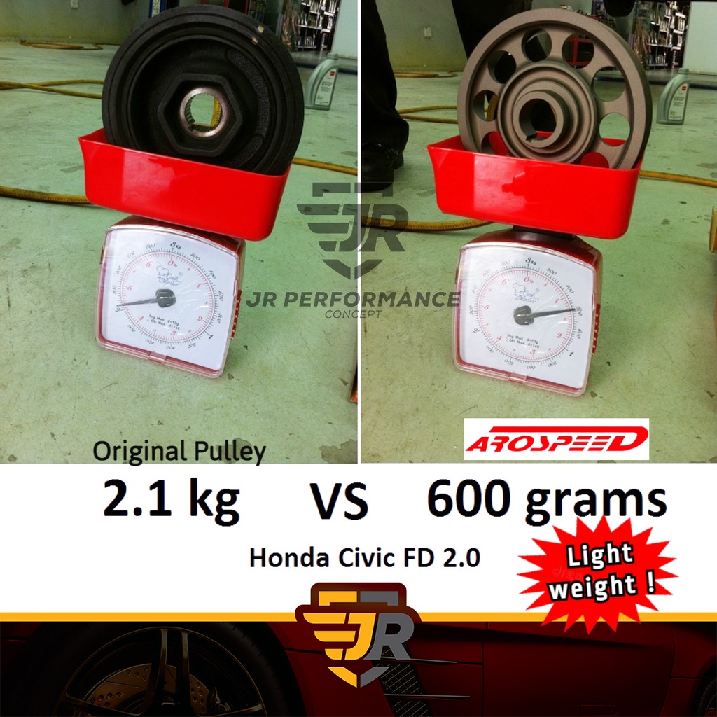 Arospeed Harden Lightweight Crank Shaft Pulley Pully Kits Kia Forte 2.0 ...