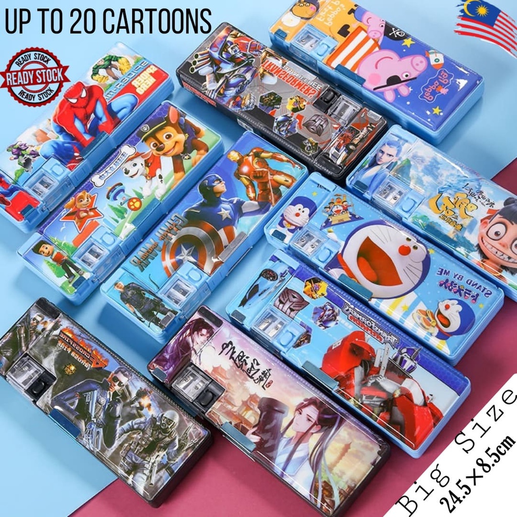 Cartoon Pencil Case Magnet Pencil Case Double Sided Pencil Case For ...