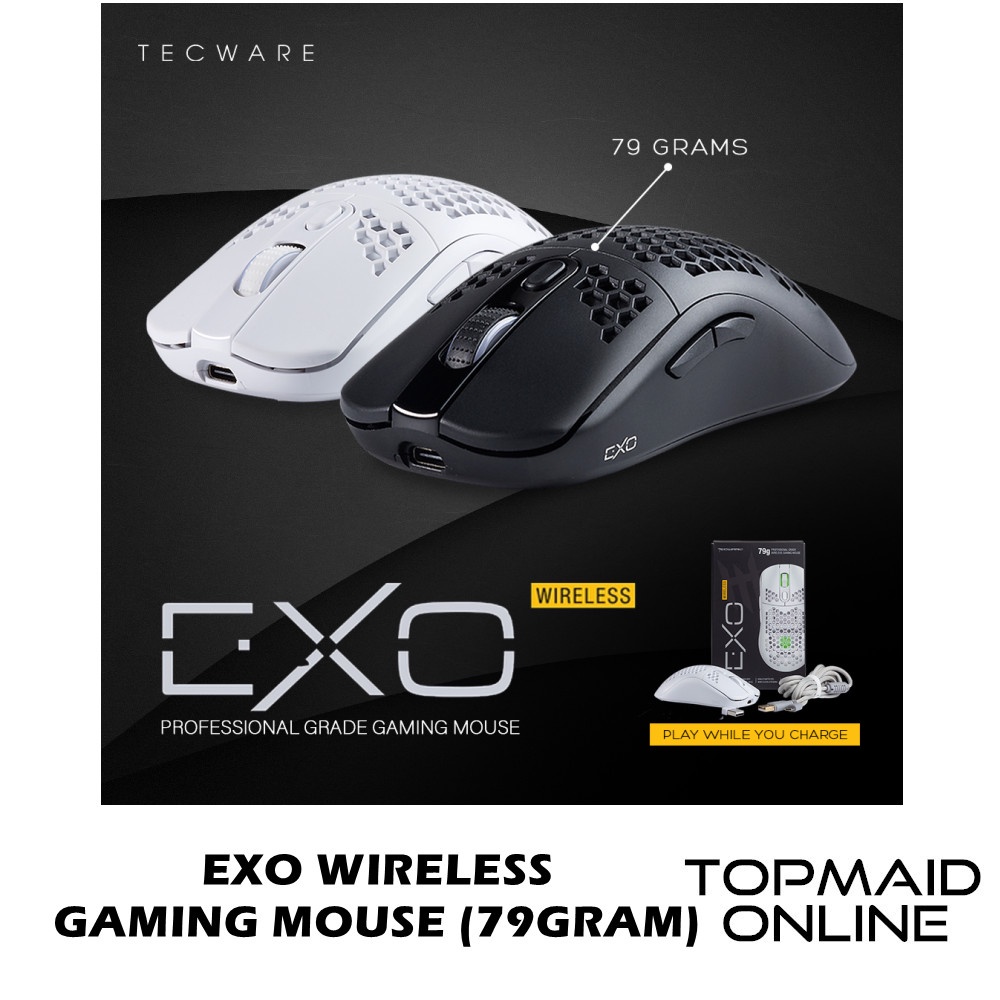 Tecware Exo Wireless Rgb Gaming Mouse Shopee Malaysia