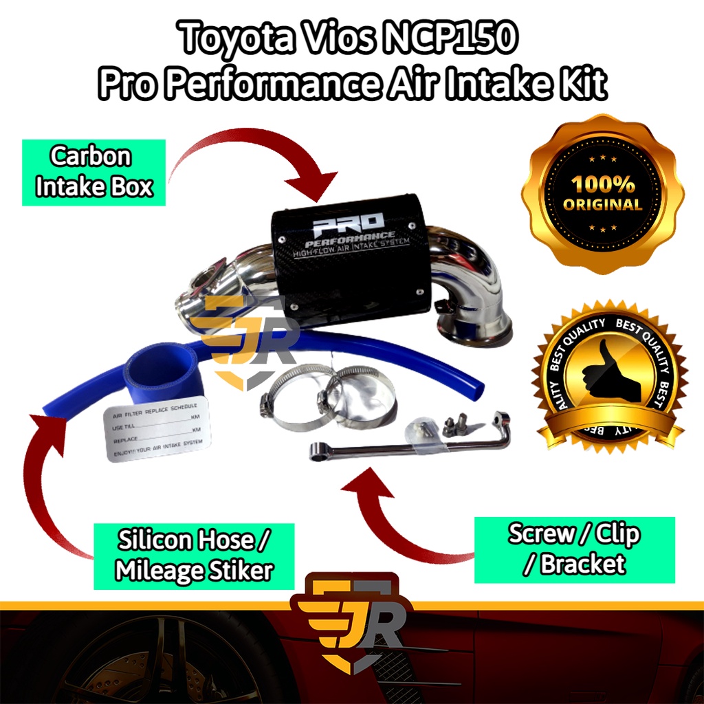PRO PERFORMANCE High Flow Cold Air Intake System Toyota Vios NCP150 ...