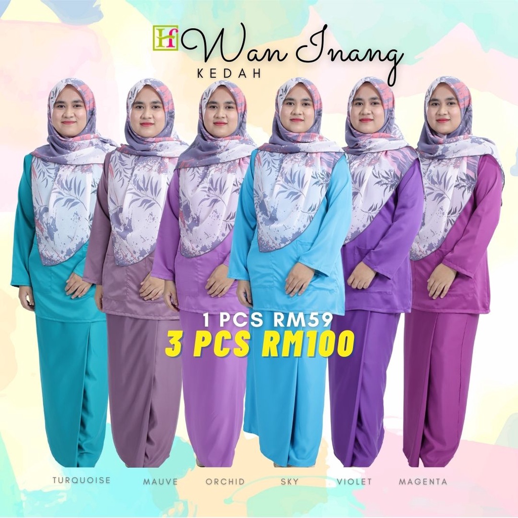 Wan Inang Kurung Kedah | Shopee Malaysia