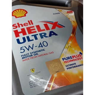 Shell Helix Ultra Fully Synthetic 5W-40 5W40 Engine Oil Minyak Hitam ...