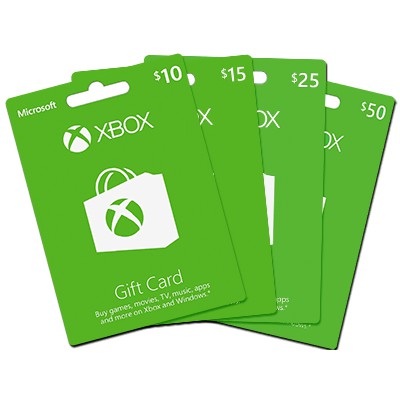 Xbox/OneSLive Gift Card XBOX LIVE Voucher Redeem Key USD10 USD25 USD50 ...