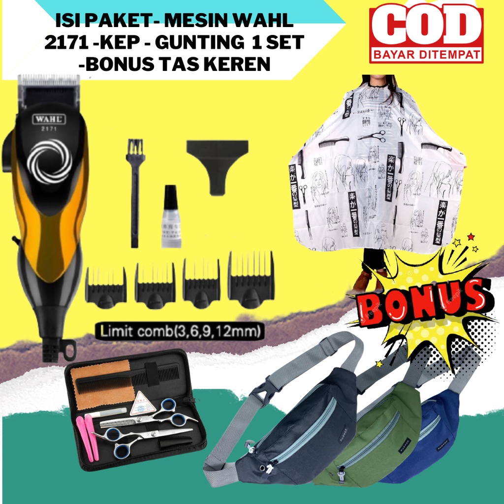 Barber Complete Package FULLSET ORIGINAL WAHL CLASIC SERIES Electric ...