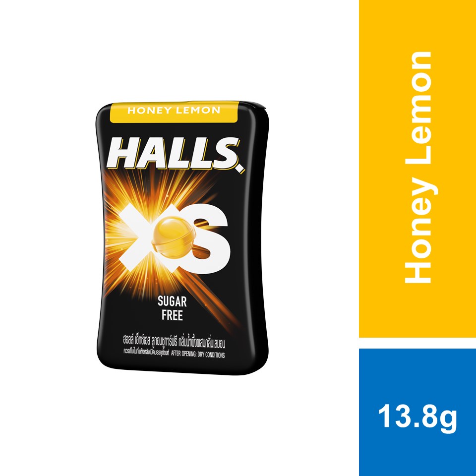 Halls XS Honey Lemon 13.8g x 25s | Shopee Malaysia
