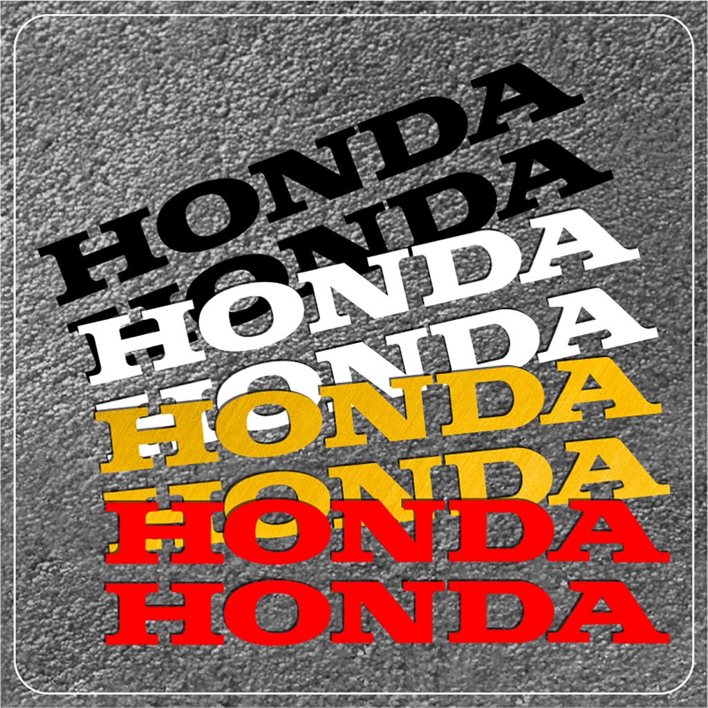 Honda Logo Sticker For Motorcycle Decals Reflective Laser Holographic ...