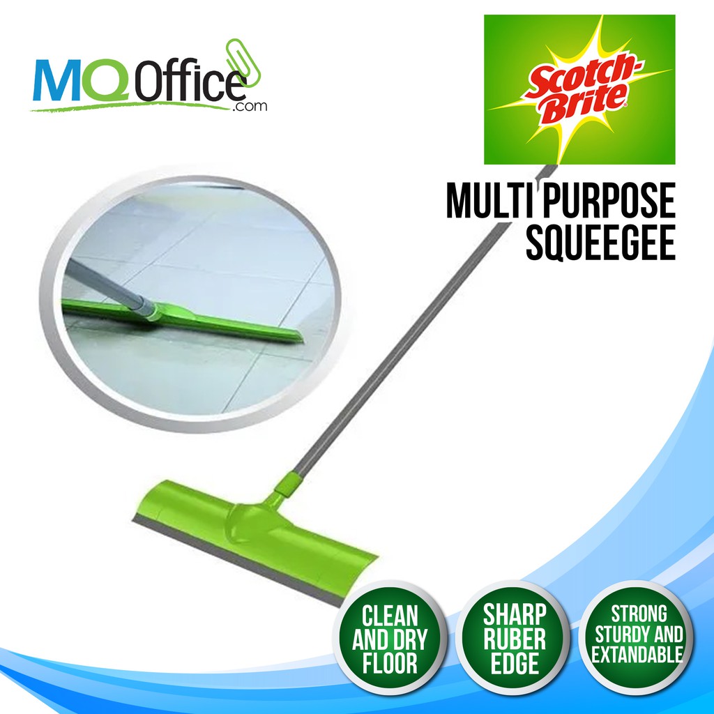 3M Scotch Brite Multi-Purpose Squeegee (1 Pc/Pack) Floor & Window Wipe ...