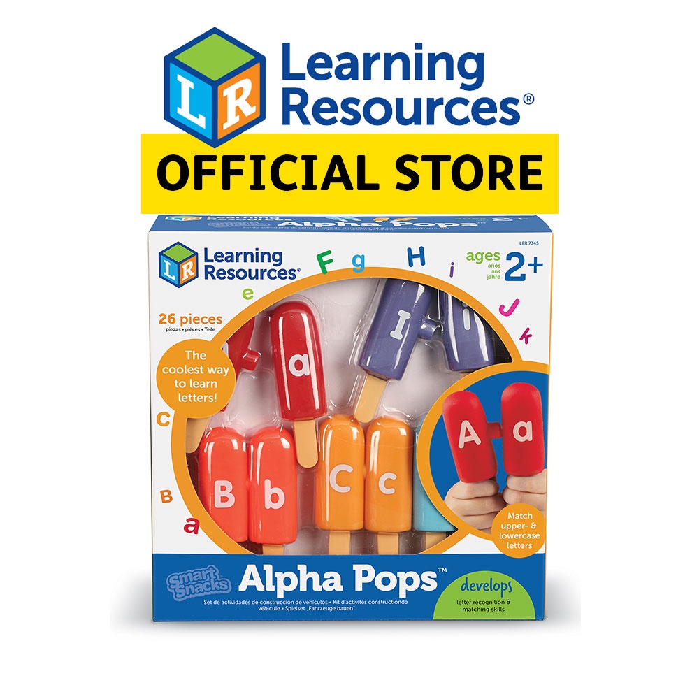 Learning Resources Smart Snacks Alpha Pops- Age 2-6, Uppercase and ...