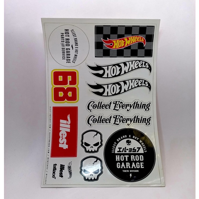 Hot Wheels VW T1 Panel Bus - Fatlace ORIGINAL Sticker Sheet illest ...