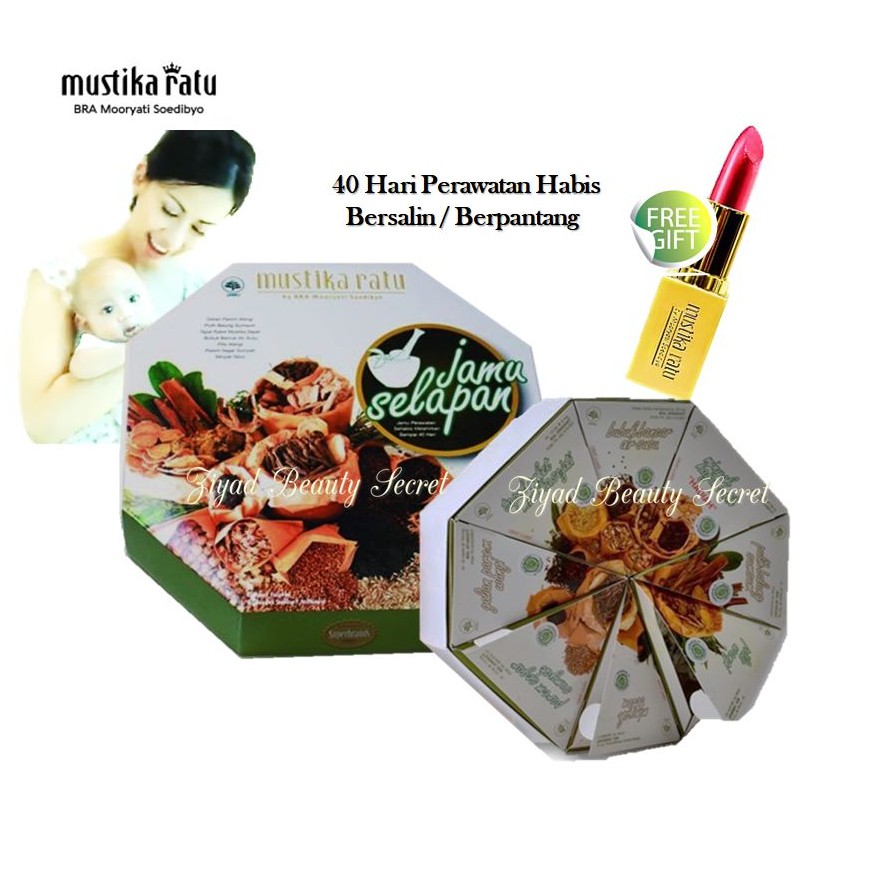 Mustika Ratu Jamu Selapan (Perawatan Berpantang & Habis Bersalin /After ...