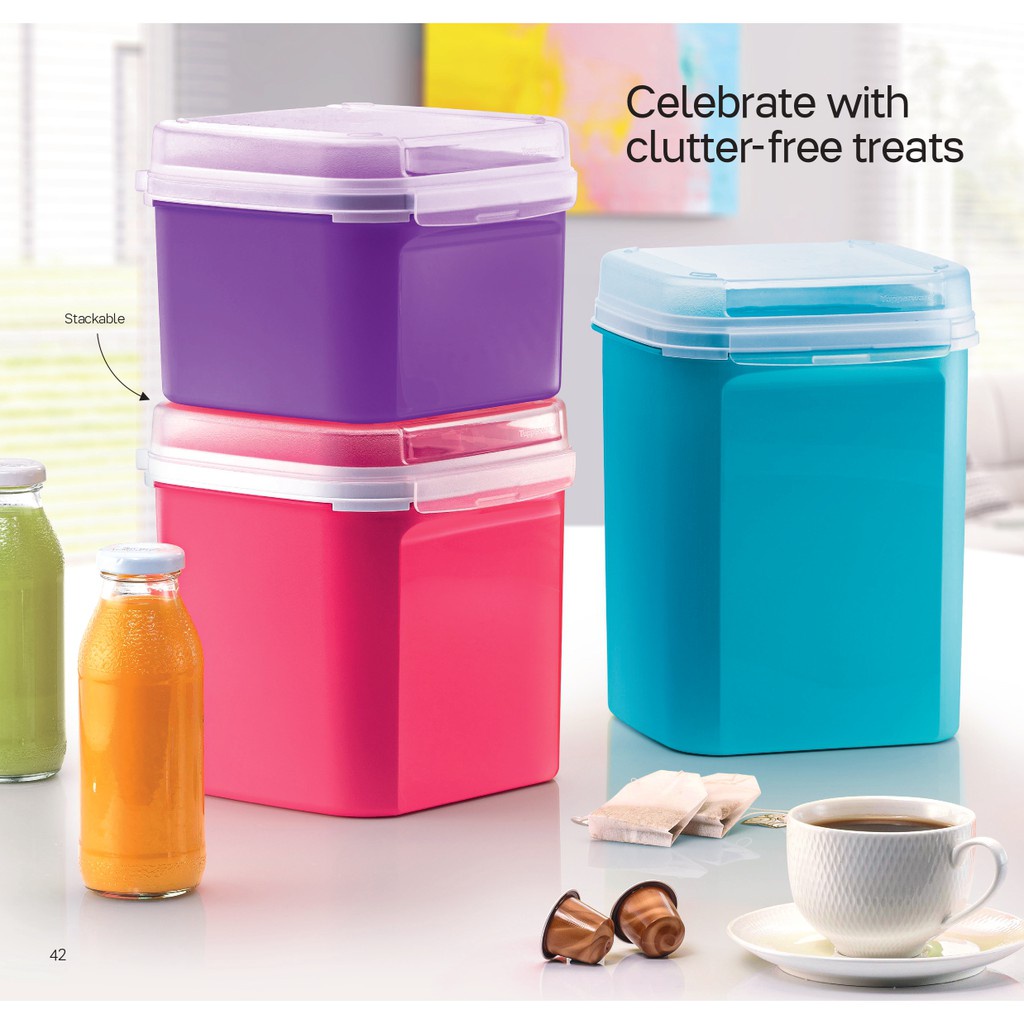 Tupperware Ezy Square Keeper / Ezy Keeper Signature Square / Mini ...