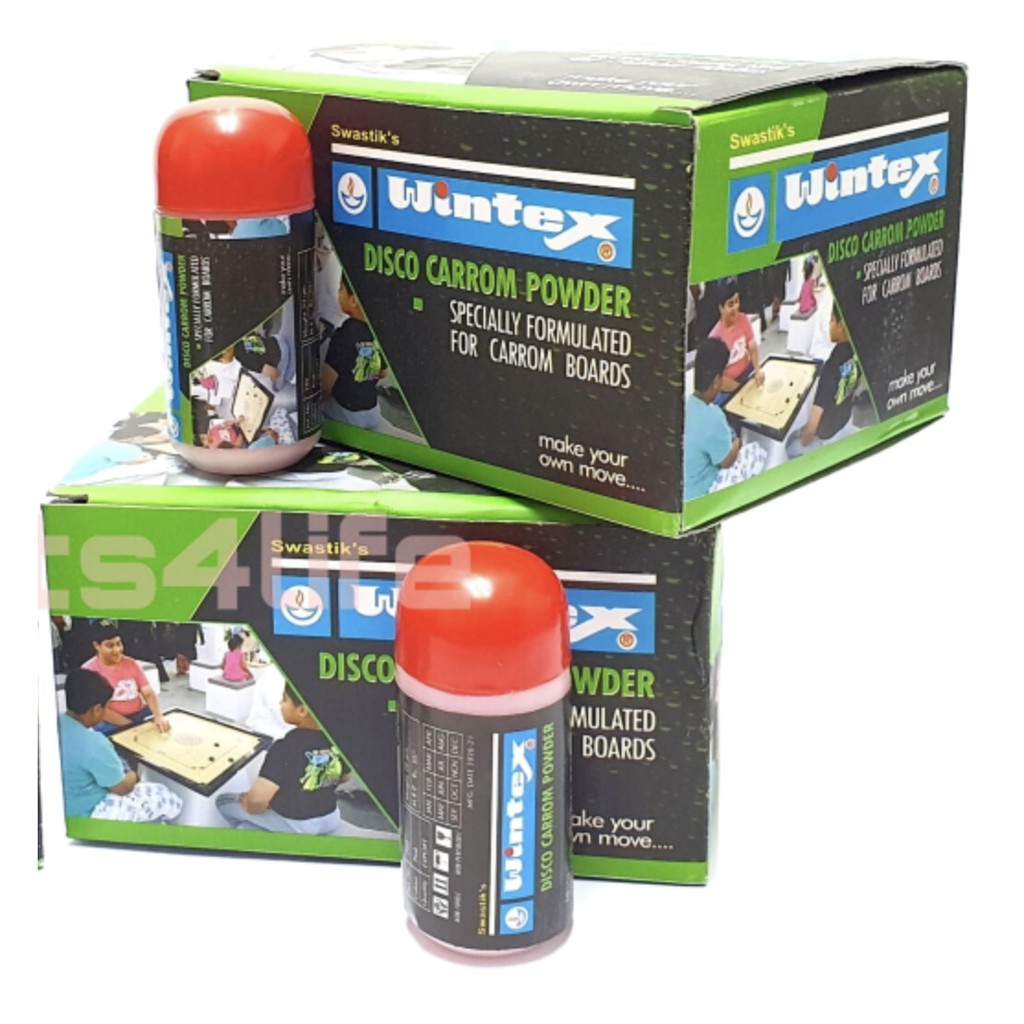 Wintex Tournament Carrom Powder 20g (Disco Carrom Powder) [ 100% ...