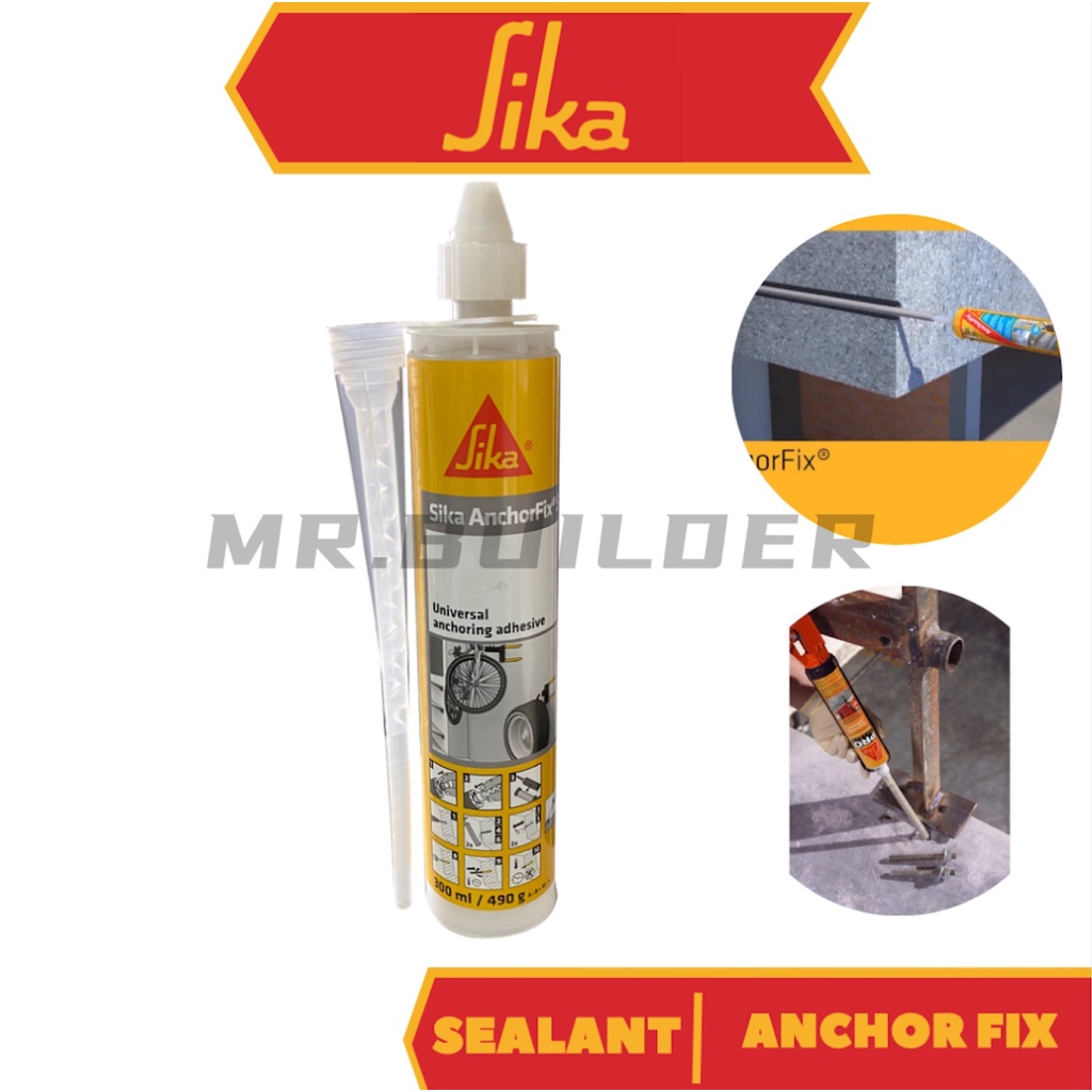 SIKA Anchor Fix Universal Anchoring Adhesive 300ml Fast Curing ...
