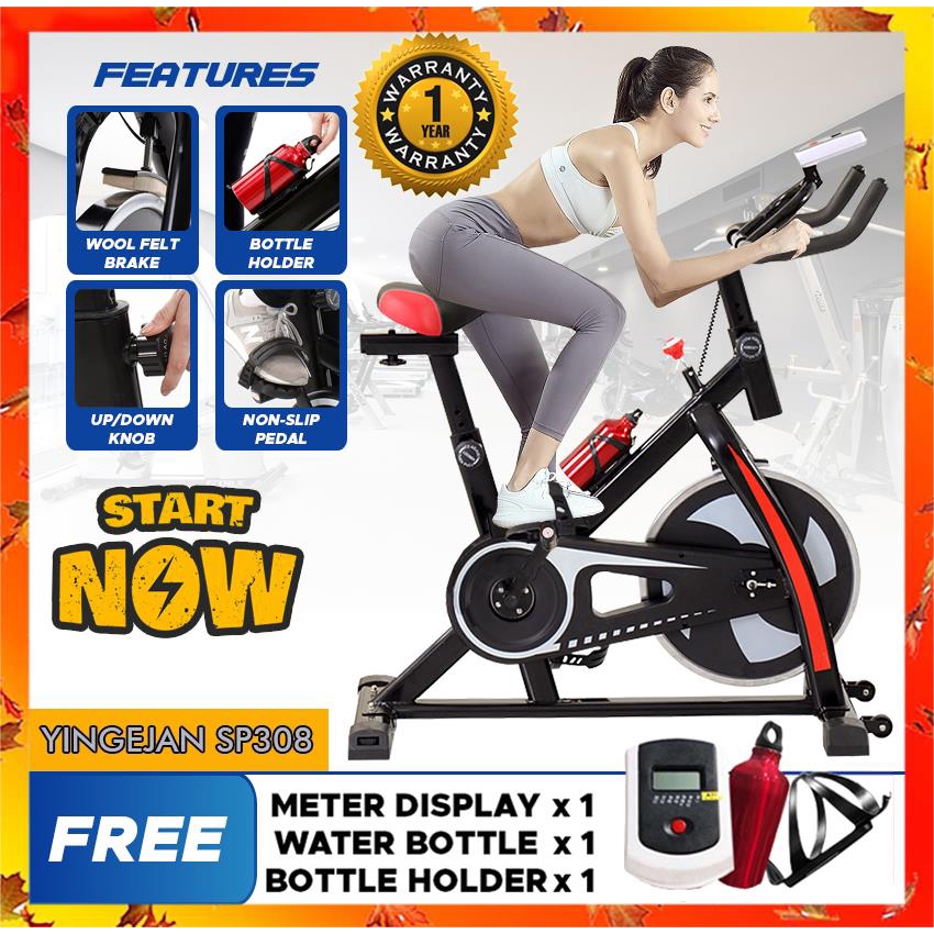 [ REDUCTION MYR 0.01 ] YINGERJAN /HANMA Exercise Bike Indoor Cycle ...