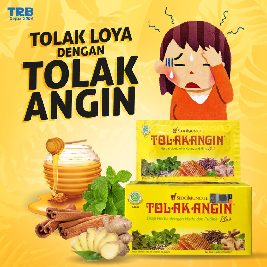 TOLAK ANGIN HERBAL LIQUID WITH HONEY AND MINT (1 SACHET X 15ml ...