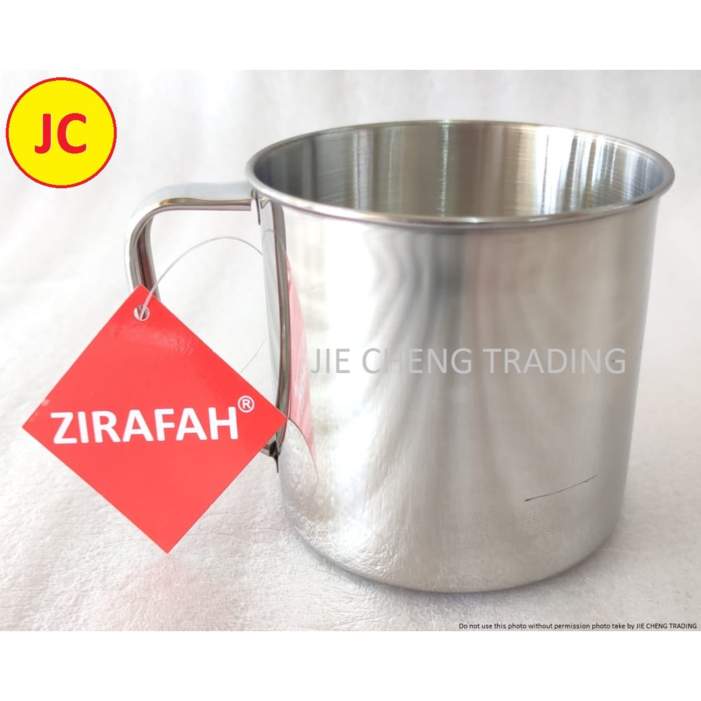 ZIRAFAH Stainless Steel Mug /Cawan Besi ( Mug Only No Cover ) | Shopee ...