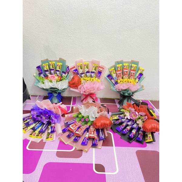 Bouquet coklat bajet 💐 | Shopee Malaysia