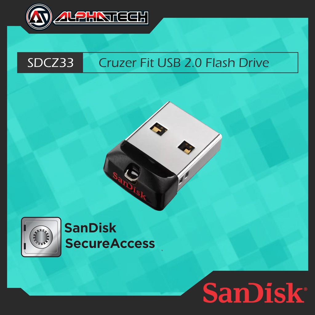 Sandisk Cruzer Fit USB 2.0 Flash Drive | Shopee Malaysia