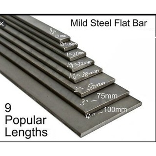 MILD STEEL FLAT BAR (BESI) (1 KAKI KE 5 KAKI ++ PANJANG)(BOLEH ...