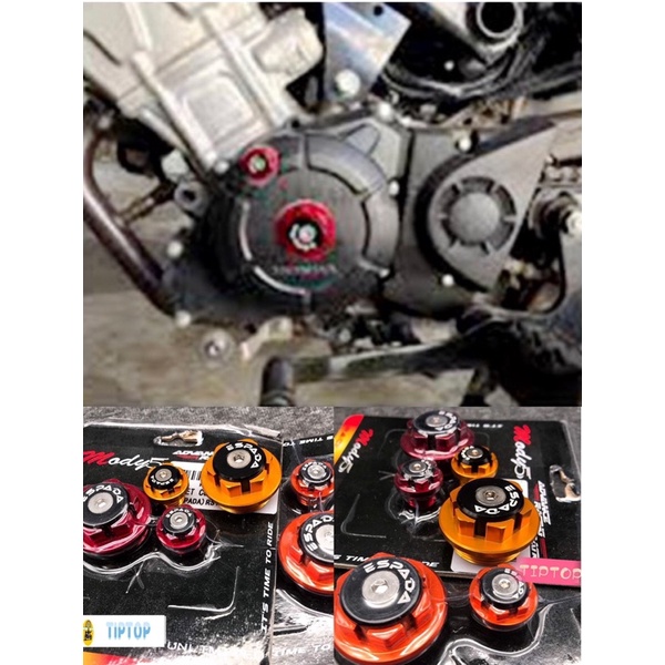 RS150 V1-V2 MAGNET COVER NUT ALLOY ESPADA HONDA RS150R RS-150 ENJIN ...