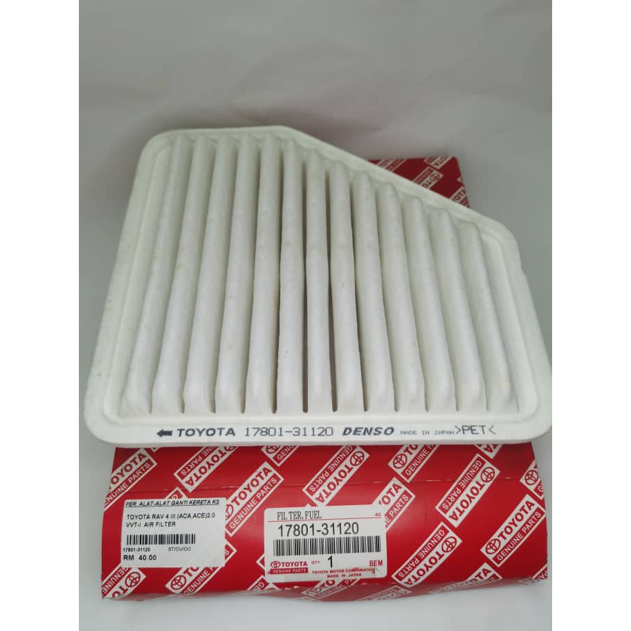 Toyota vellfire alphard estima acr50 anh20 rav4 air filter 17801-31120 ...