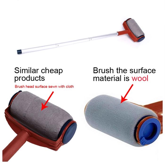 Paint Roller Kit Wall Painting Brush Tools Set Roller Berus Cat Dinding ...