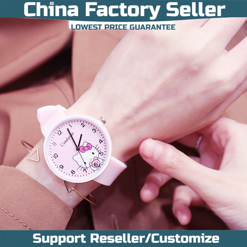 Ready Stock Women's Hello Kitty Watches Children's Girl Watches Cute ...