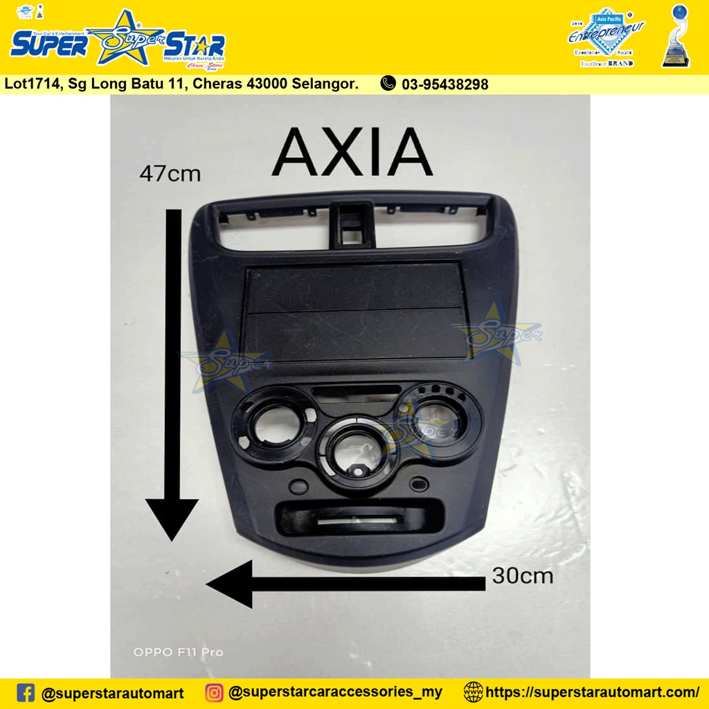 PERODUA AXIA (LOW SPEC) ORIGINAL RADIO/ PLAYER CASING (2ND HAND ...