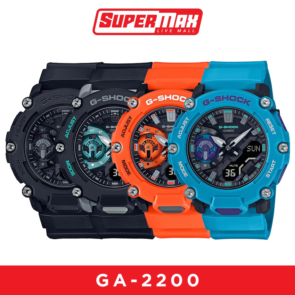 Casio G-SHOCK GA-2200M-1A / GA-2200-2A / GA-2200M-4A / GA-2200BB-1A 100 ...