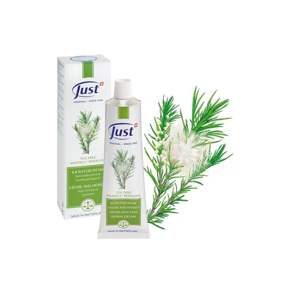 Original [Swiss JUST] Tea Tree Cream 100 ml (Made in Switzerland ...
