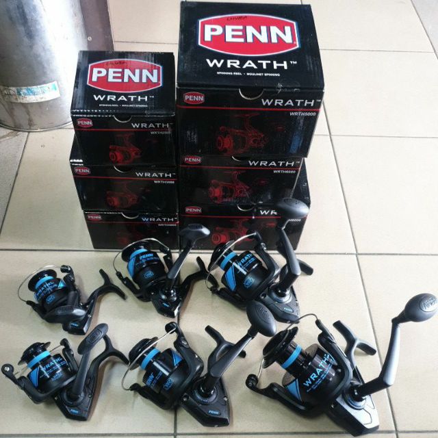 PENN REEL WRATH 2500,3000,4000,5000,6000,8000 | Shopee Malaysia