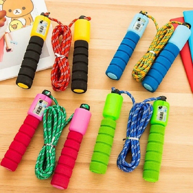 Tali Lompat Skipping Jumping Rope with Mechanical count Ready Stock ...