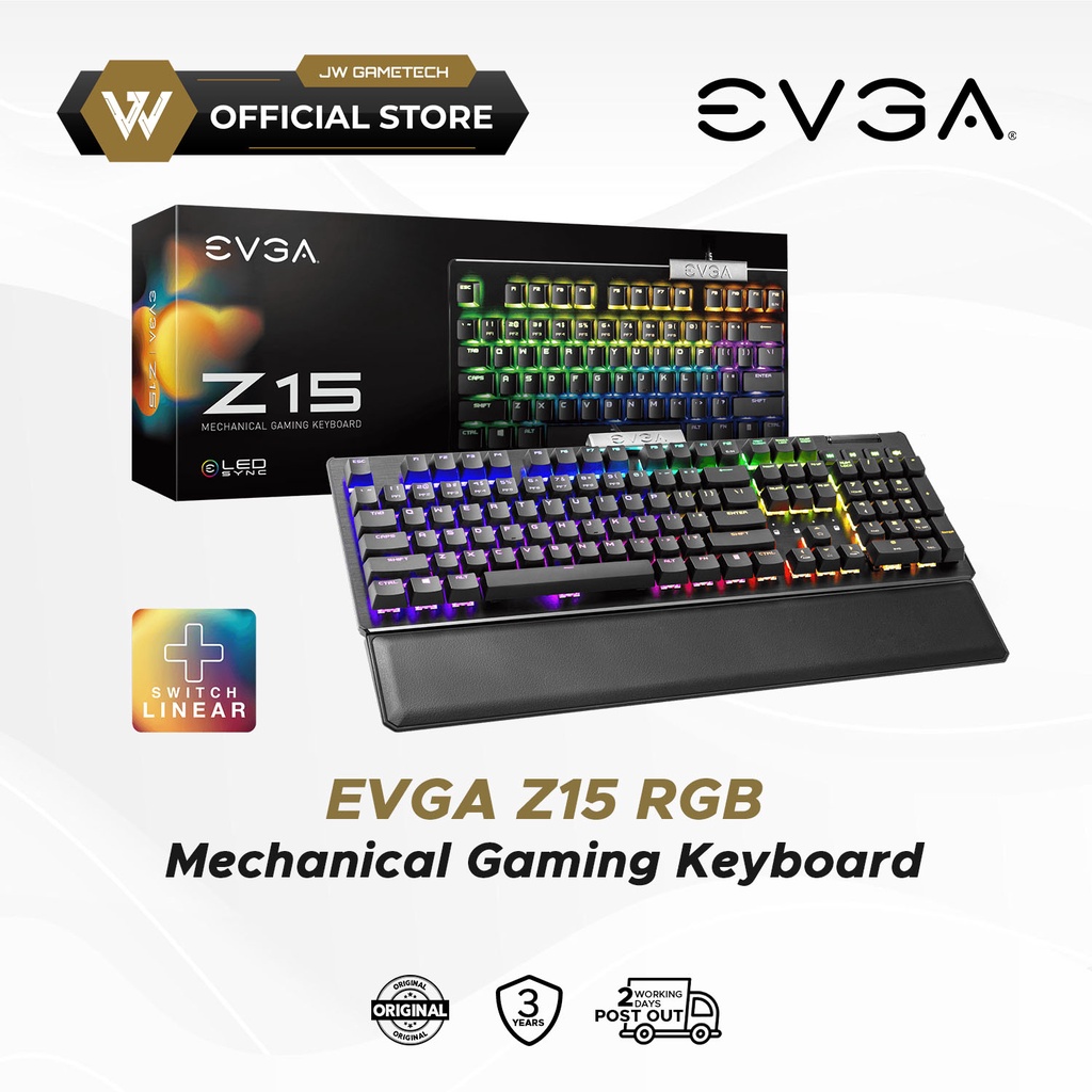 EVGA Z15 RGB Mechanical Gaming Keyboard | Shopee Malaysia