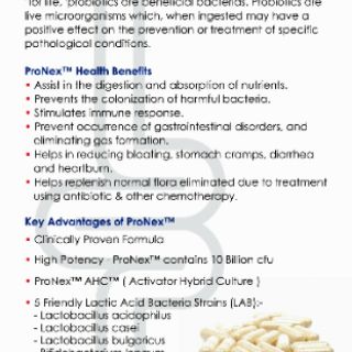 Pronex Probiotic (60 vegetable capsules) | Shopee Malaysia