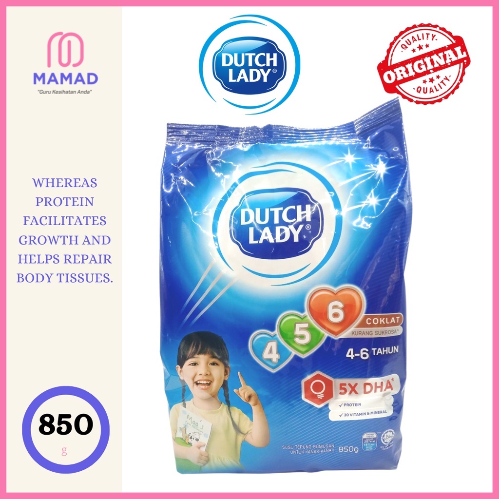 DUTCH LADY 4 5 6 CHOCOLATE 850G | Shopee Malaysia