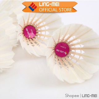 Ling-Mei Badminton Feather Shuttlecock - Pink (12 Pcs) | Shopee Malaysia