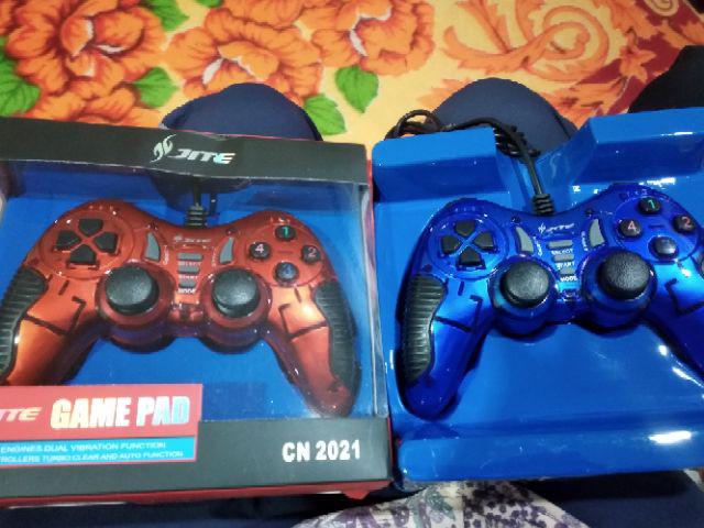 JITE CN2021 PC USB2.0 DUAL VIBRATION 17 BUTTONS GAMEPAD CONTROLLER ...