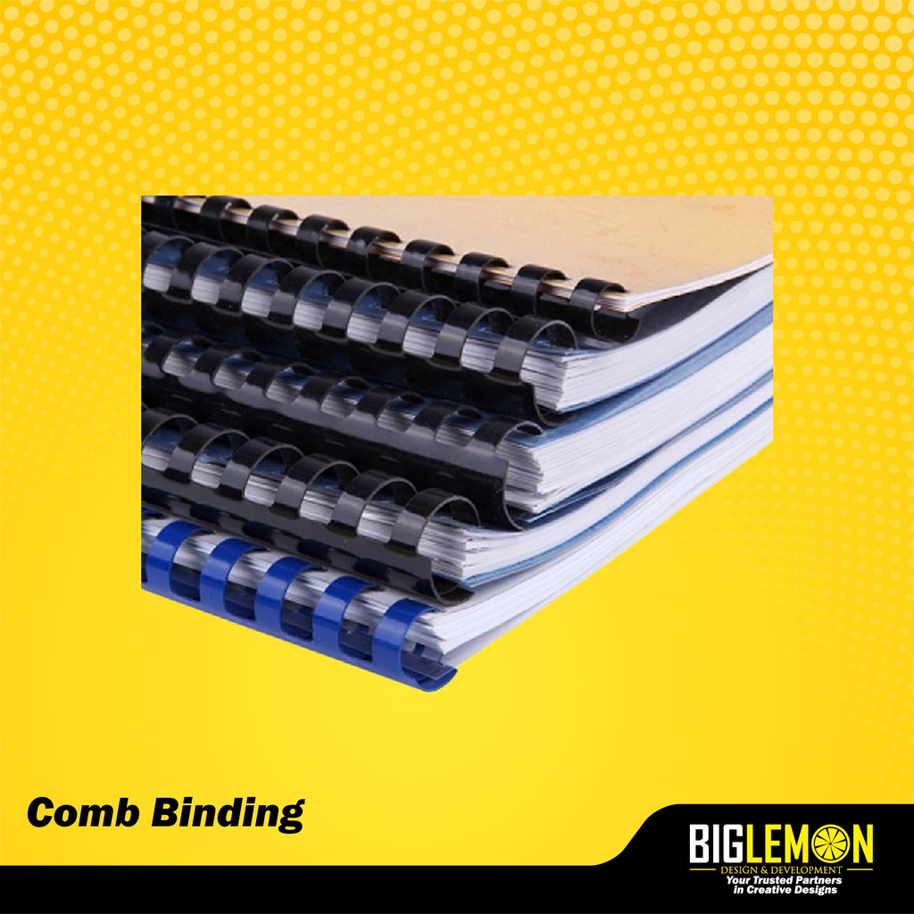 BINDING SERVICE Comb 8mm 20mm 25mm | Shopee Malaysia