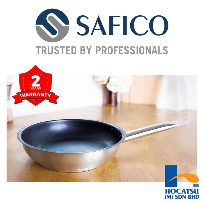 Safico Stainless Steel Non-Stick Frying Pan (28cm) | Shopee Malaysia